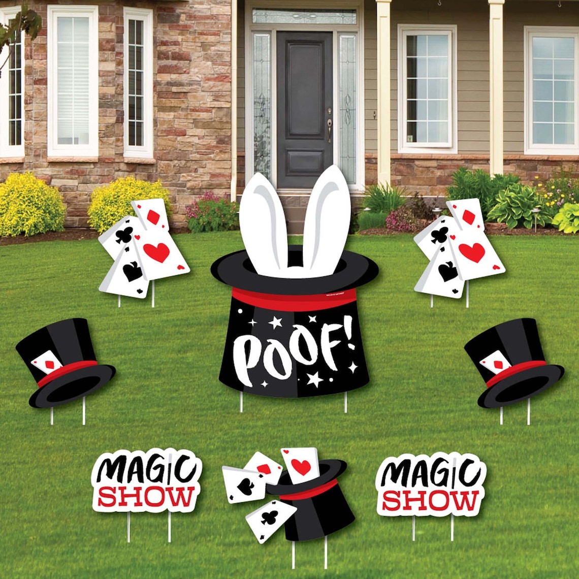 Ta-da Magic Show Yard Sign and Outdoor Lawn Decorations | Etsy