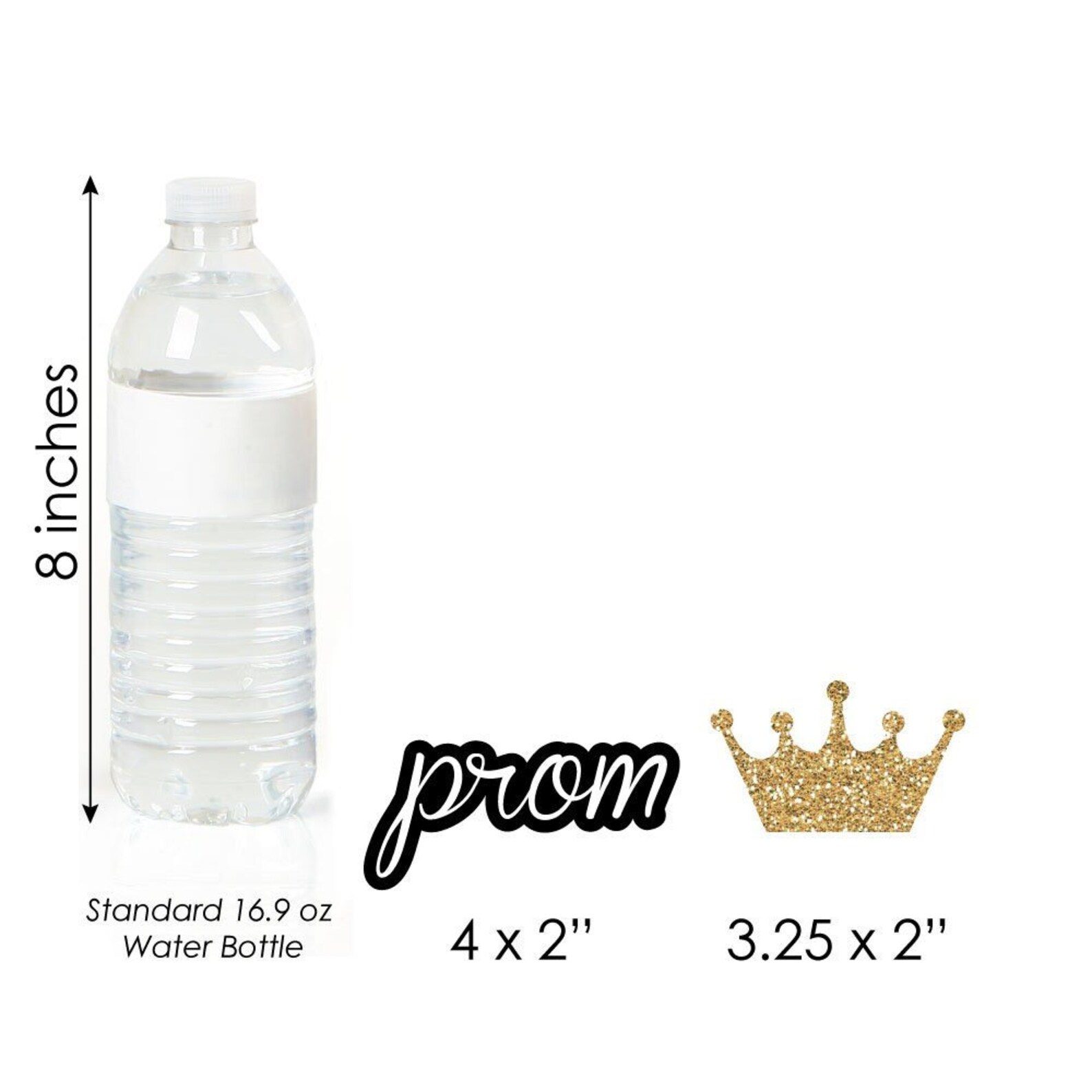 Prom Dessert Cupcake Toppers Prom Night Party Clear Treat - Etsy