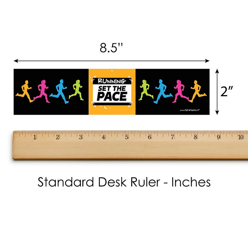 Set the Pace Running Water Bottle Labels Track Party - Etsy