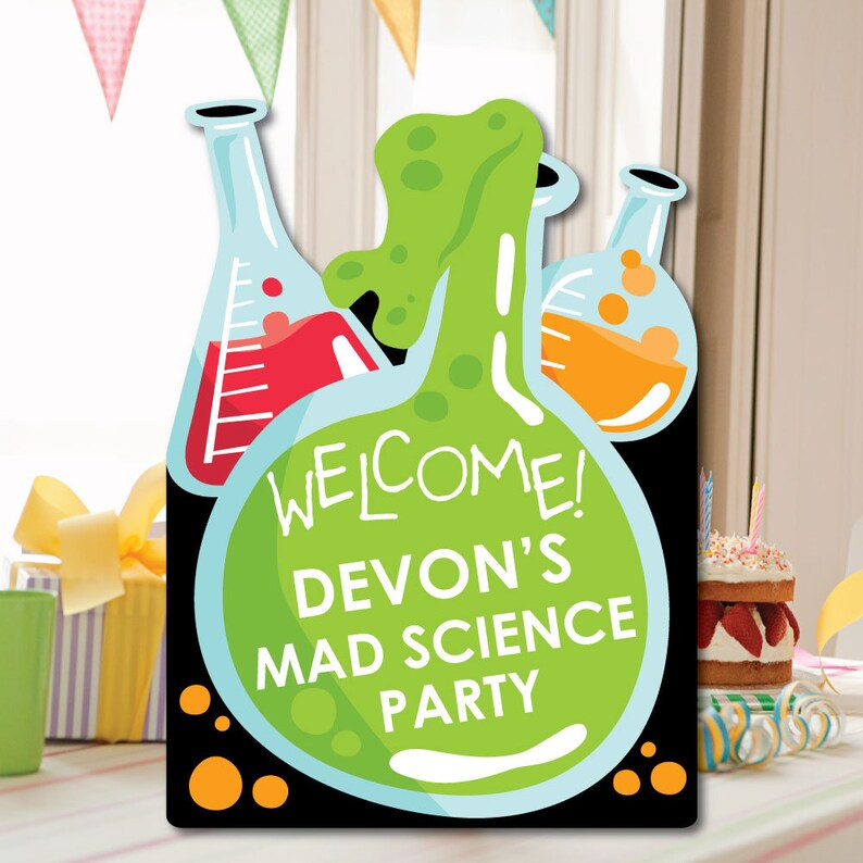 Scientist Lab Party Decorations Mad Science Baby Shower or | Etsy
