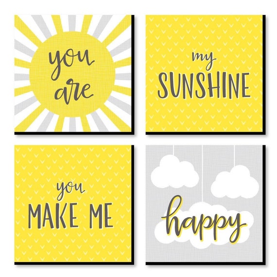 You Are My Sunshine Kids Room Nursery & Home Décor 11 X - Etsy