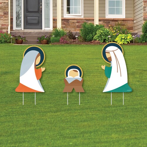 Holy Nativity Yard Sign and Outdoor Lawn Decorations - Etsy