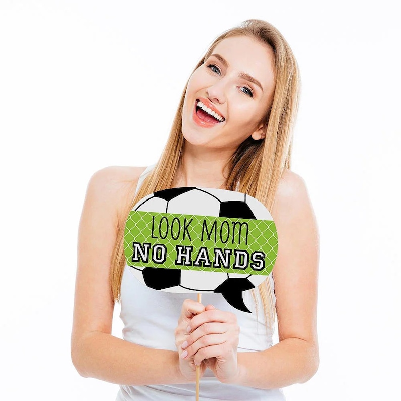 Soccer Photo Booth Props Soccer Birthday Party Photo Booth - Etsy