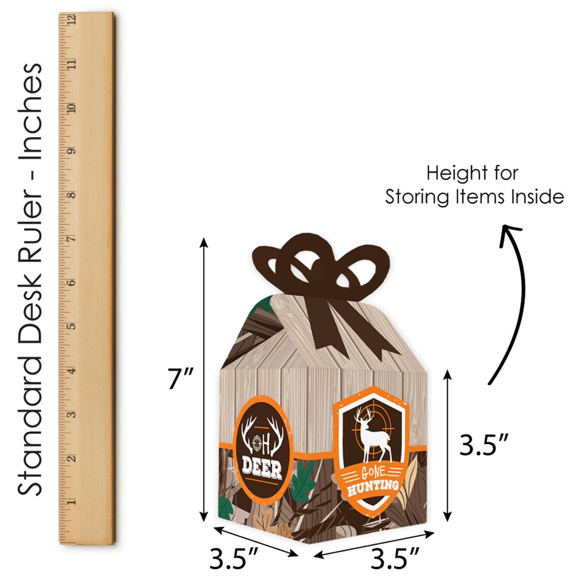 Gone Hunting Square Favor Gift Boxes Deer Hunting Camo - Etsy