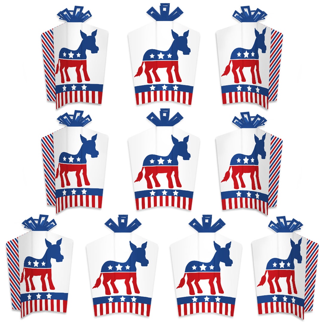 Democrat Election - Table Decorations - Democratic Political Party Fold ...