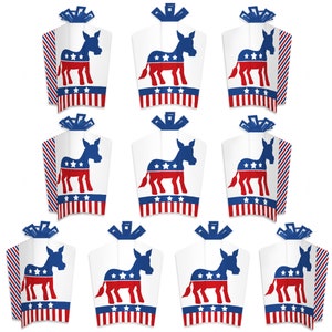Democrat Election - Table Decorations - Democratic Political Party Fold ...