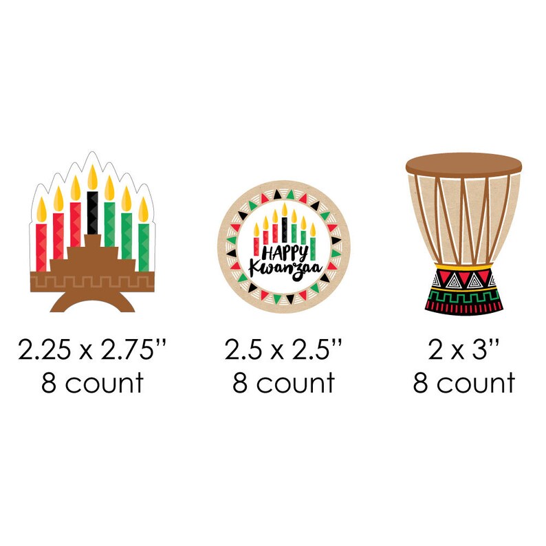 Happy Kwanzaa Diy Shaped African Heritage Holiday Party - Etsy