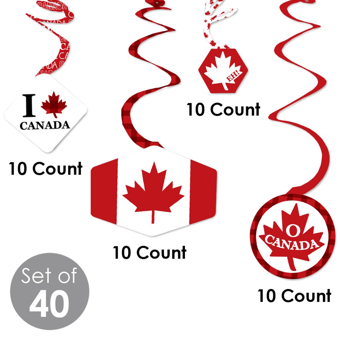 Canada Day - Hanging Party Supplies - Canadian Party Paper Party ...