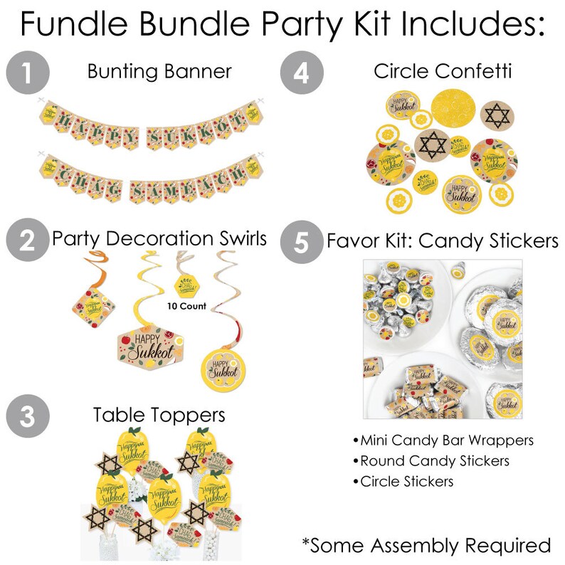 Sukkot Sukkah Jewish Holiday Supplies Banner Decoration - Etsy