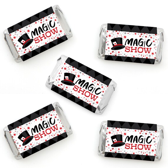 Ta-da Magic Show Mini Candy Bar Wrapper Stickers Magical - Etsy
