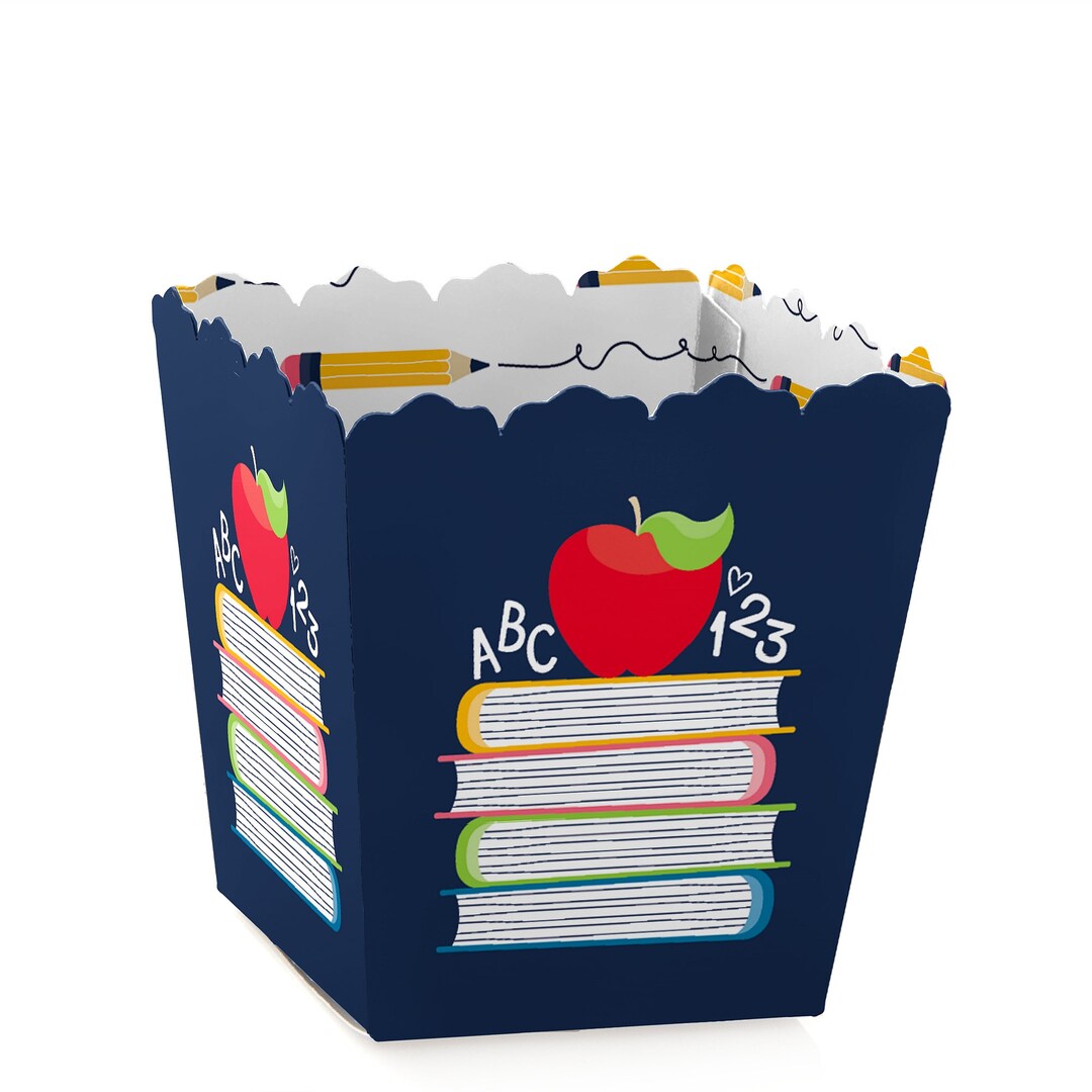 Back to School - Party Mini Favor Boxes - First Day of School Classroom ...