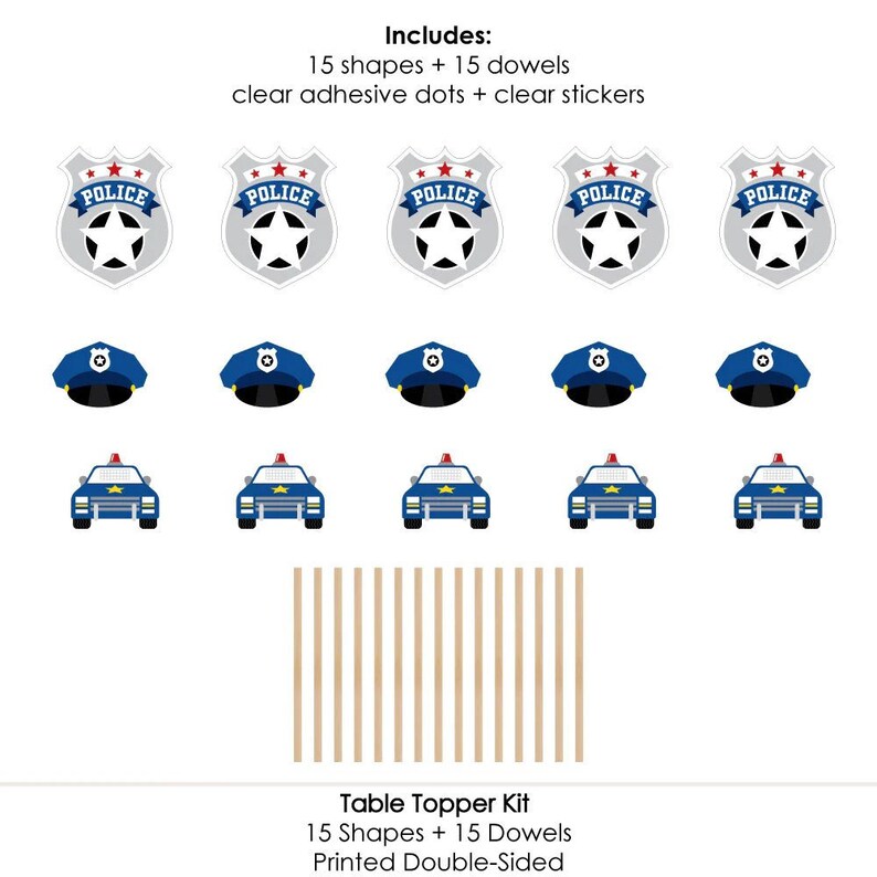 Calling All Units Police Cop Birthday Party or Baby Shower | Etsy