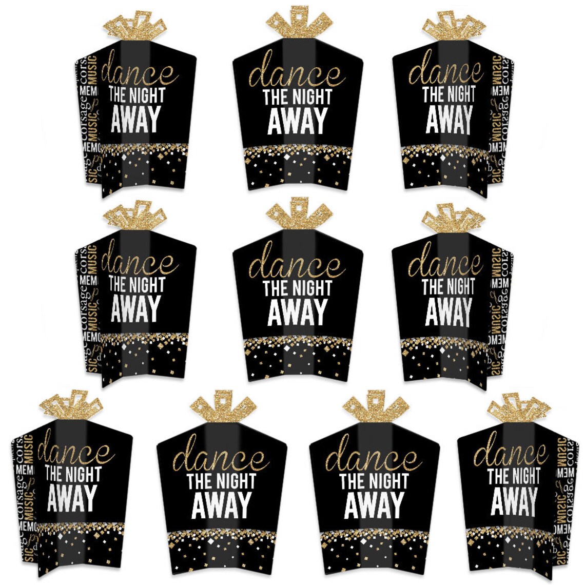 Prom Table Decorations Prom Night Party Fold and Flare - Etsy