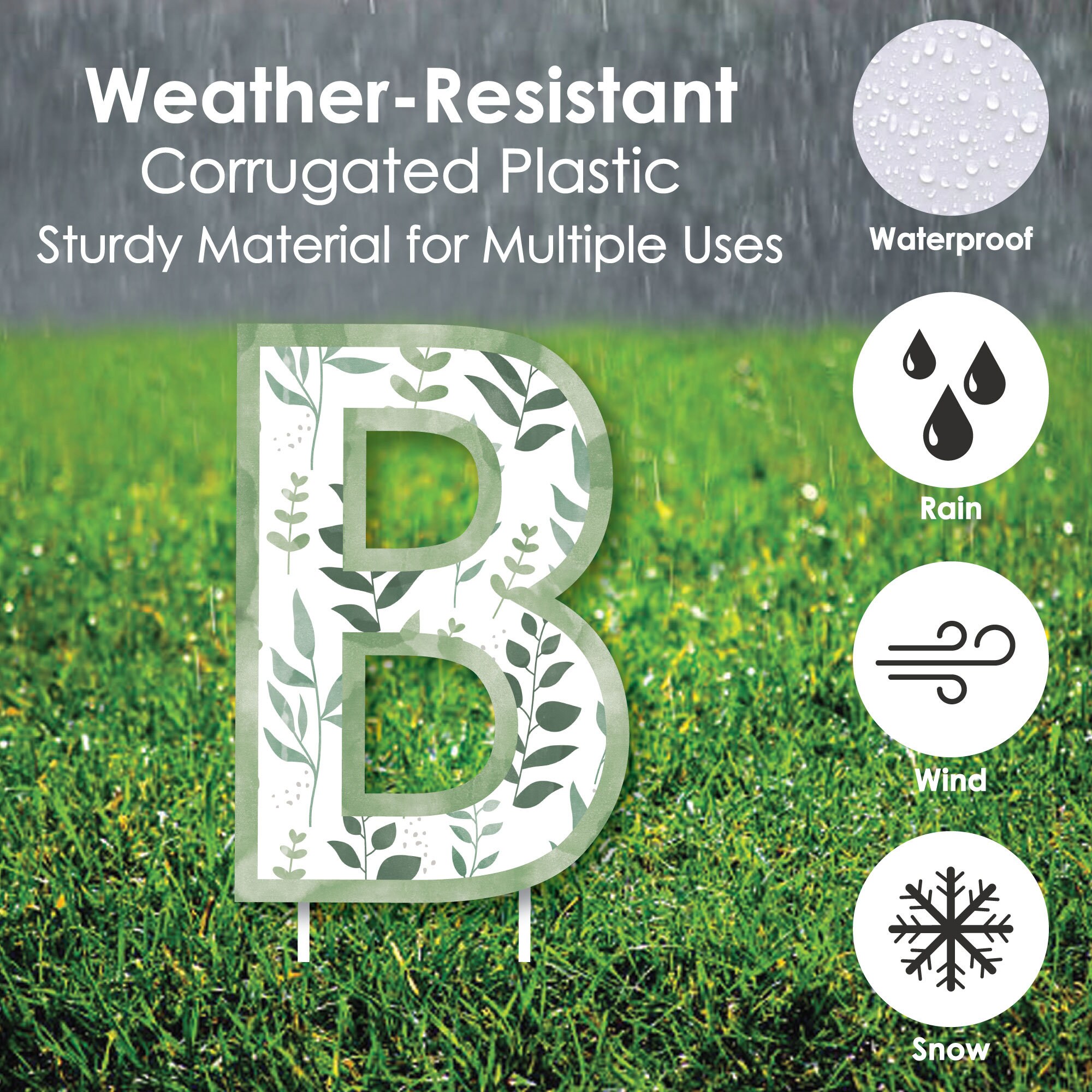 Boho Botanical Baby Yard Sign Outdoor Lawn Decorations - Etsy