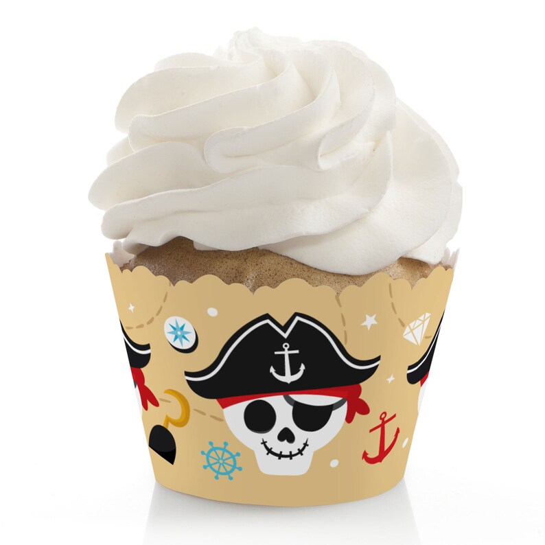Pirate Ship Adventures Skull Birthday Party Decorations - Etsy
