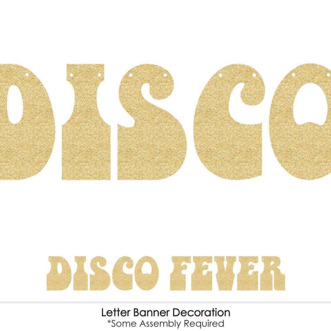 70's Disco Letter Banner Decoration 1970's Disco - Etsy