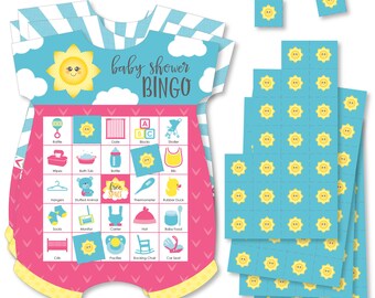 Sunshine Baby Shower Bingo - Etsy