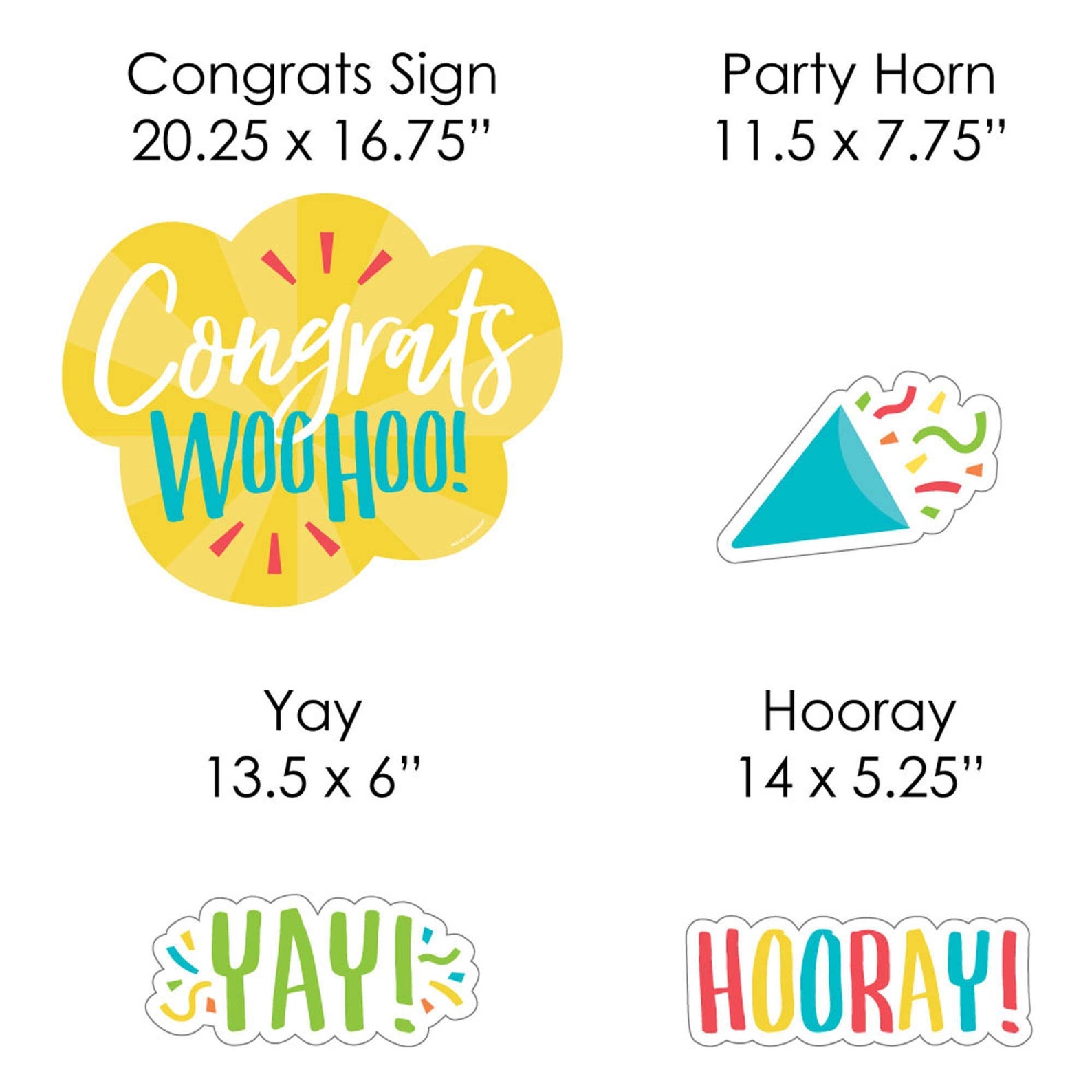 Congrats Yard Sign and Outdoor Shaped Lawn Decorations - Etsy