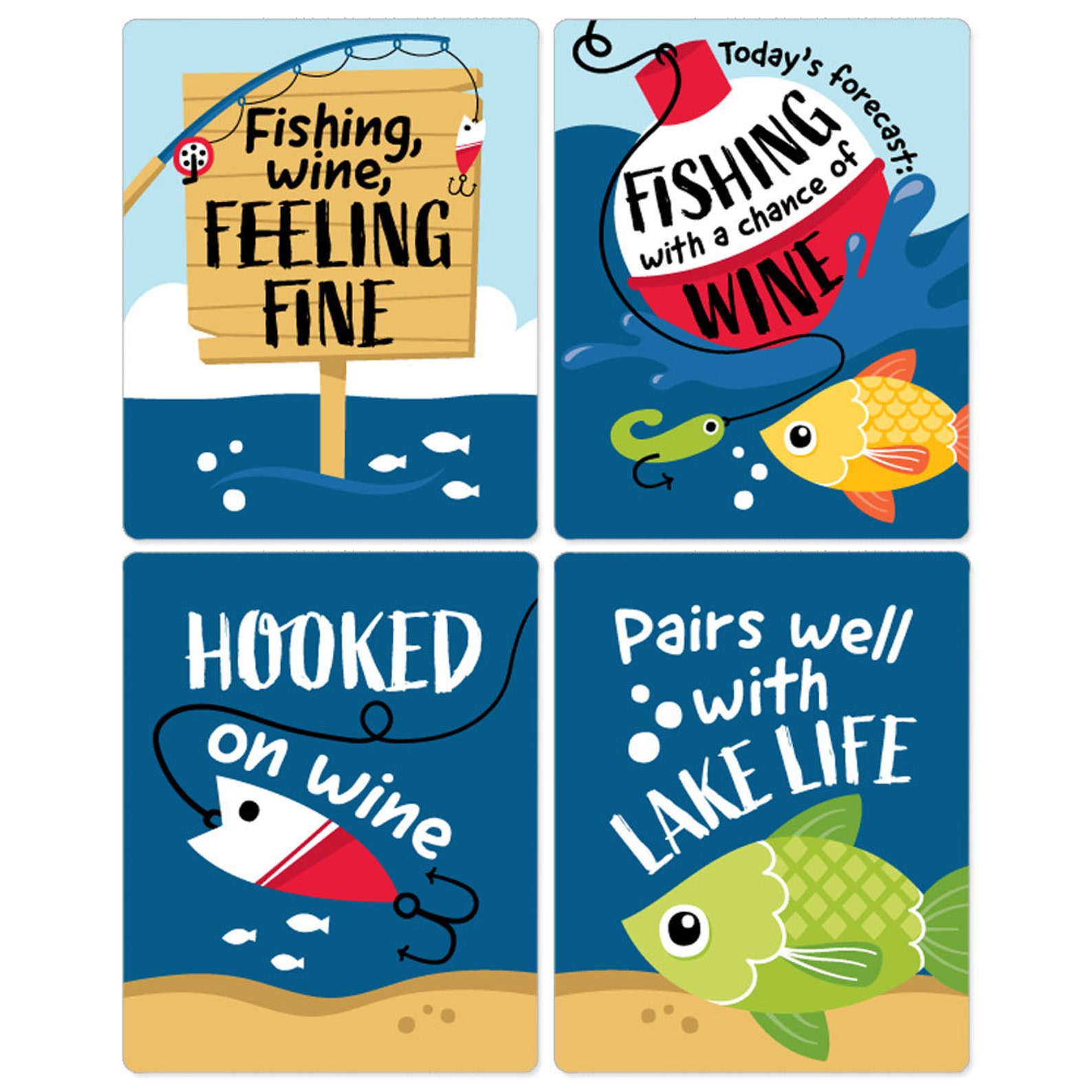 Lets Go Fishing Fish Themed Birthday Party or Baby Shower - Etsy UK