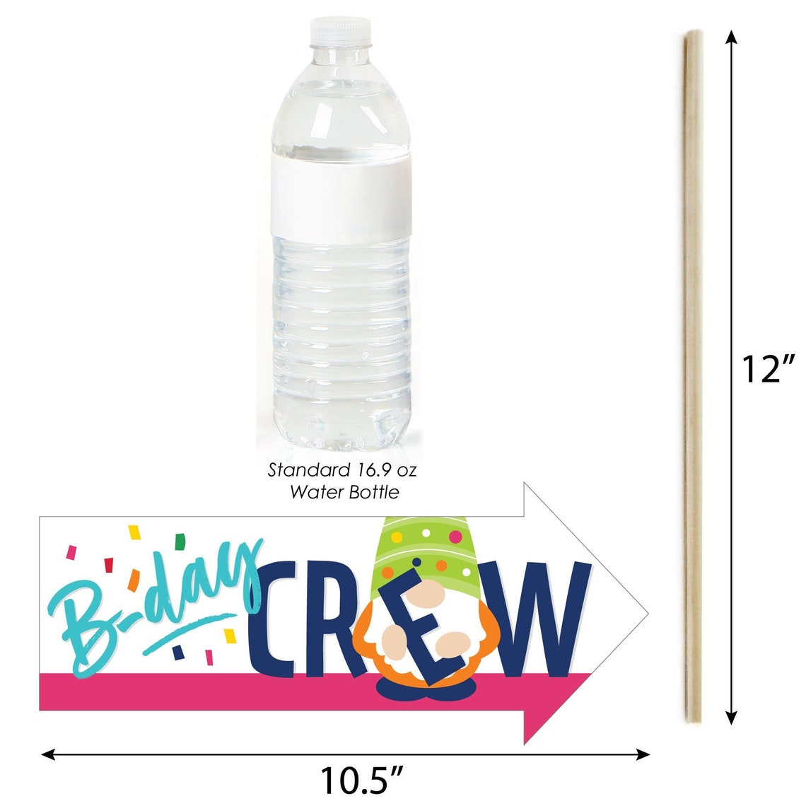 Funny Gnome Birthday Happy Birthday Party Photo Booth Props - Etsy