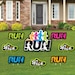 Set the Pace - Running - Yard Sign and Outdoor Lawn Decorations - Track ...