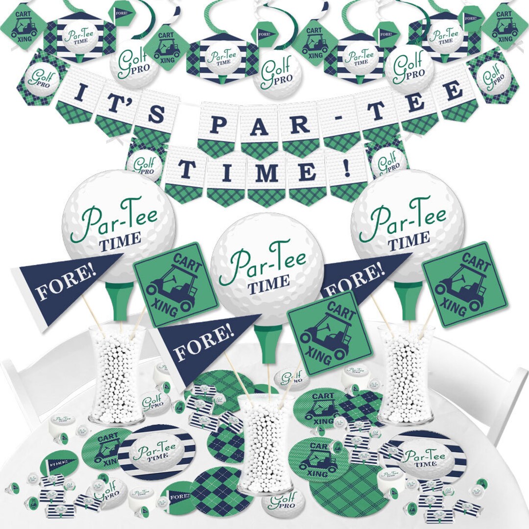 Par-tee Time - Golf - Birthday or Retirement Party Supplies - Banner ...