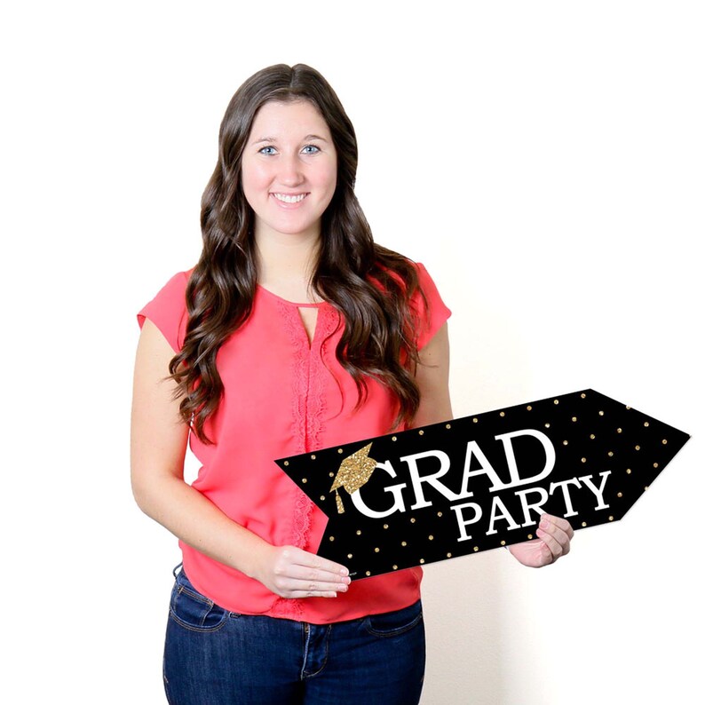 Graduation Party Arrows Double Sided Outdoor Yard Sign - Etsy