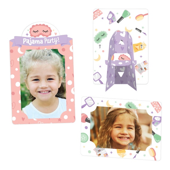 Pajama Slumber Party - Girls Sleepover Birthday Party 4x6 Picture ...