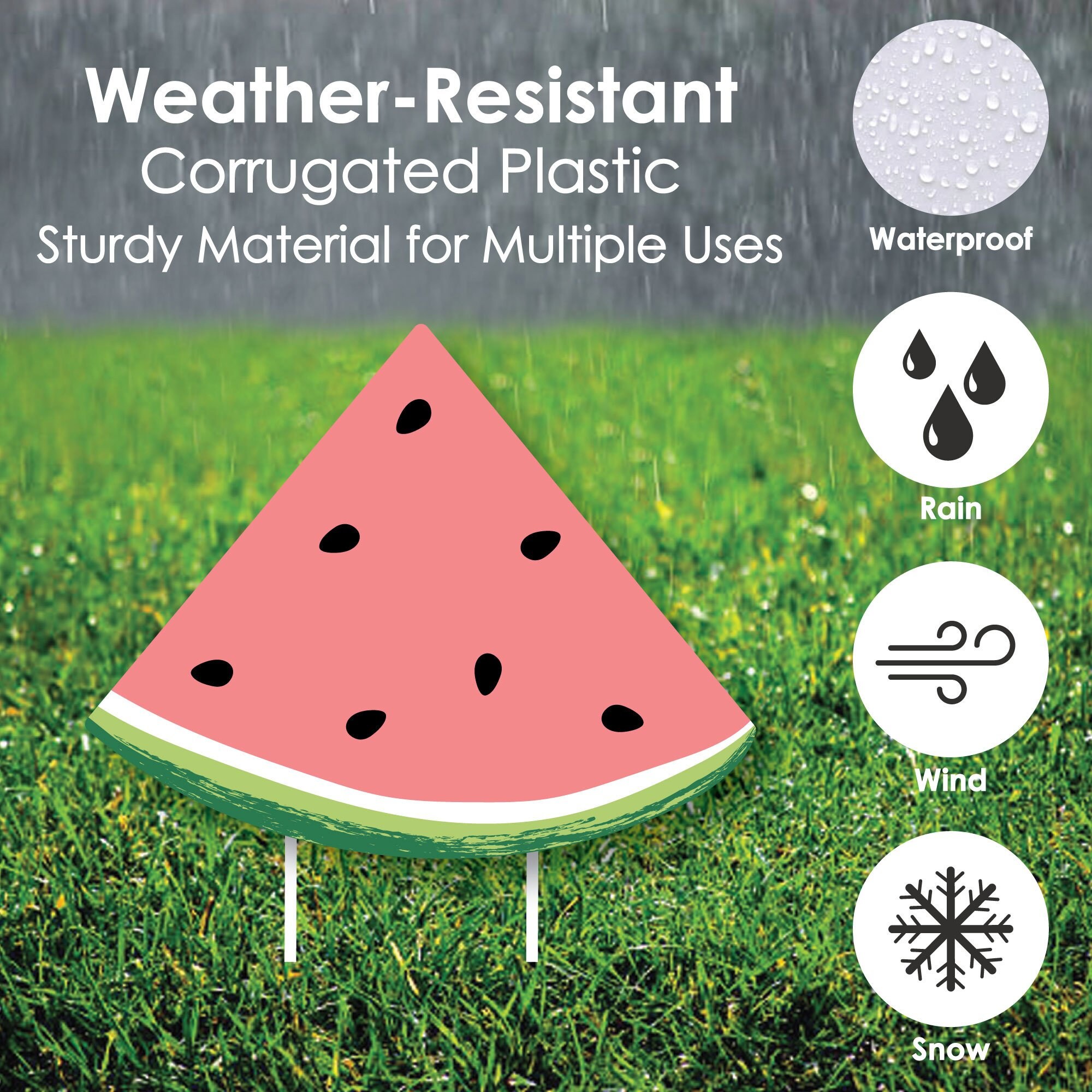 Sweet Watermelon Yard Sign and Outdoor Lawn Decorations - Etsy
