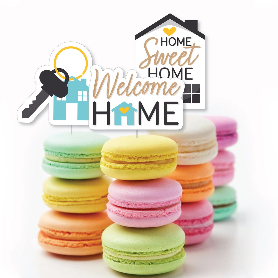 Welcome Home Housewarming DIY Shaped New Sweet Home Cut-outs - Etsy
