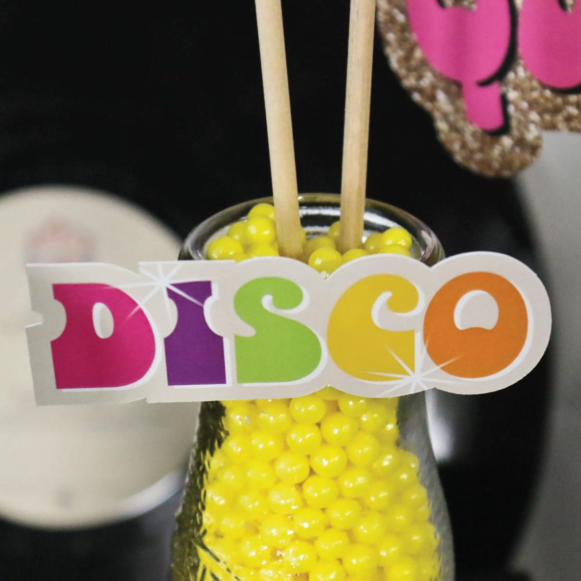 70's Disco DIY Shaped 1970s Disco Fever Party Cut-outs - Etsy