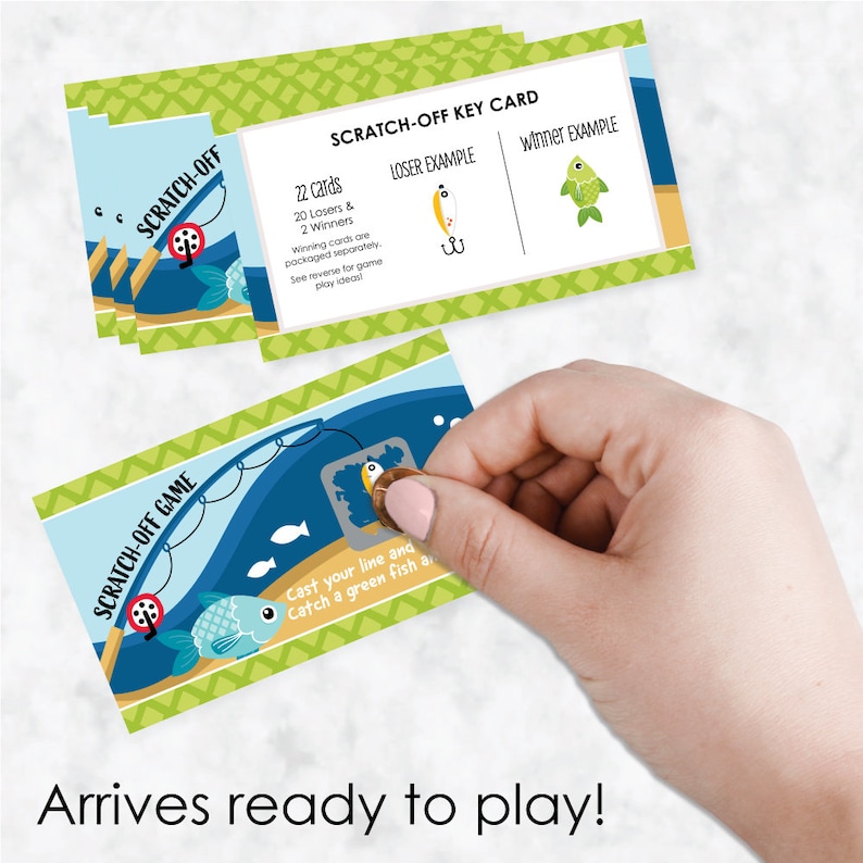 Let’s Go Fishing - Fish Themed Birthday Party or Baby Shower Game ...