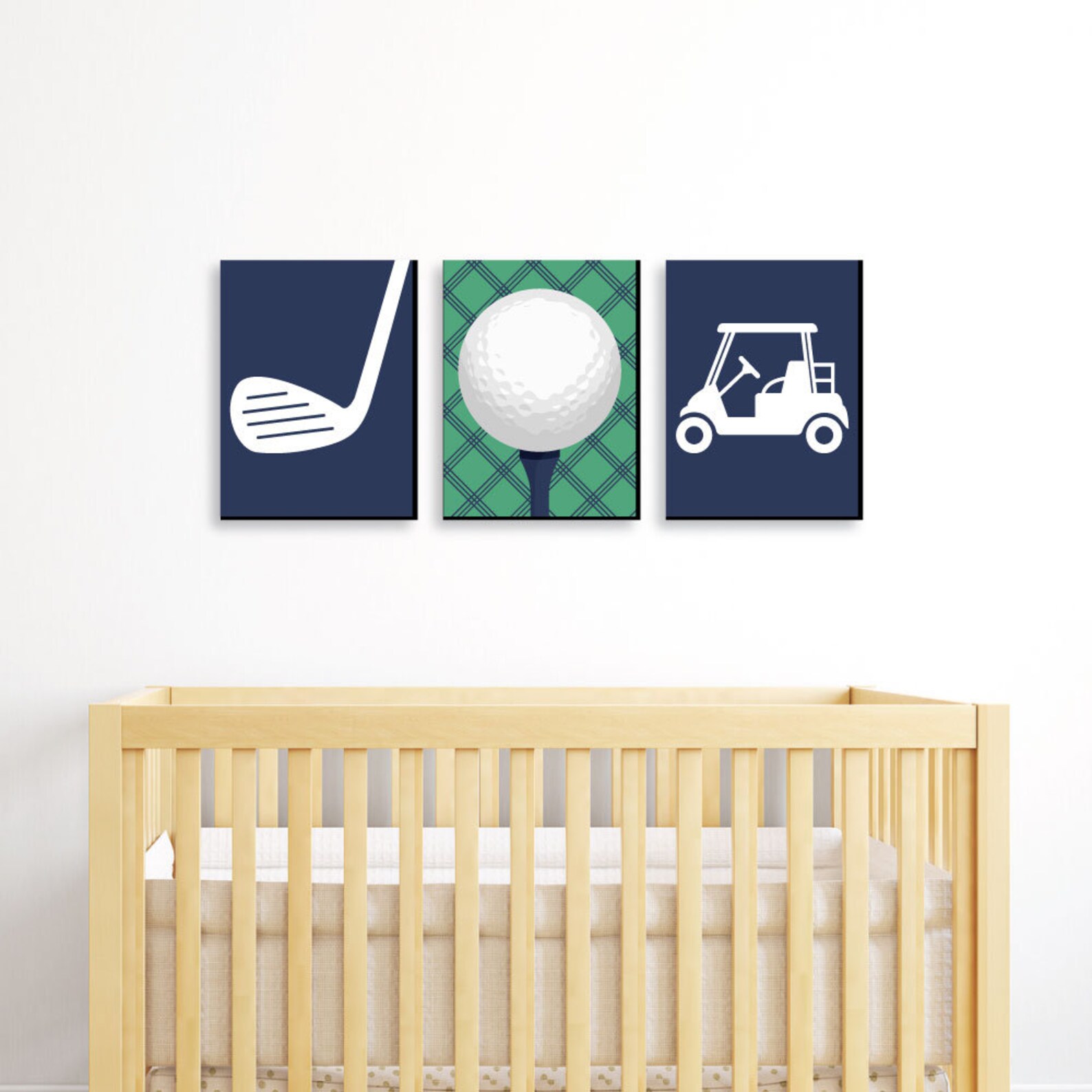 Par-tee Time - Golf - Sports Themed Nursery Wall Art, Kids Room Decor ...
