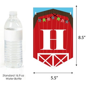 Custom Farm Animals - Personalized Birthday Party Bunting Banner ...