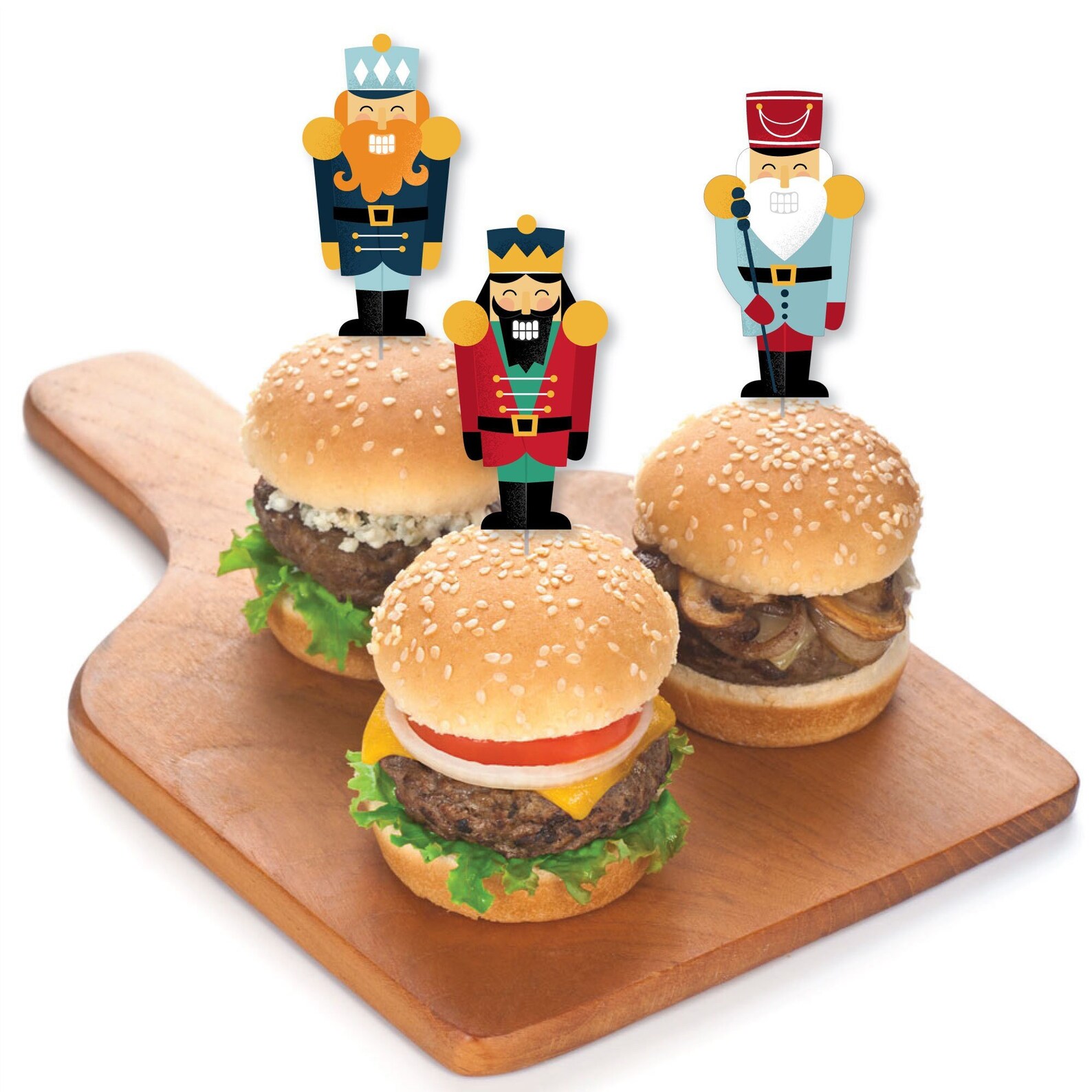 Christmas Nutcracker Dessert Cupcake Toppers Holiday Party - Etsy