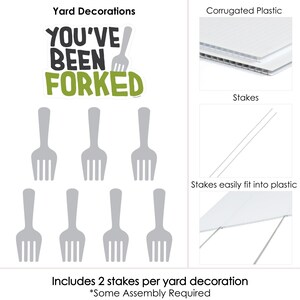You've Been Forked - Yard Sign and Outdoor Lawn Decorations - Funny ...