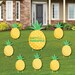 Tropical Pineapple Yard Sign and Outdoor Lawn Decorations Summer Party ...