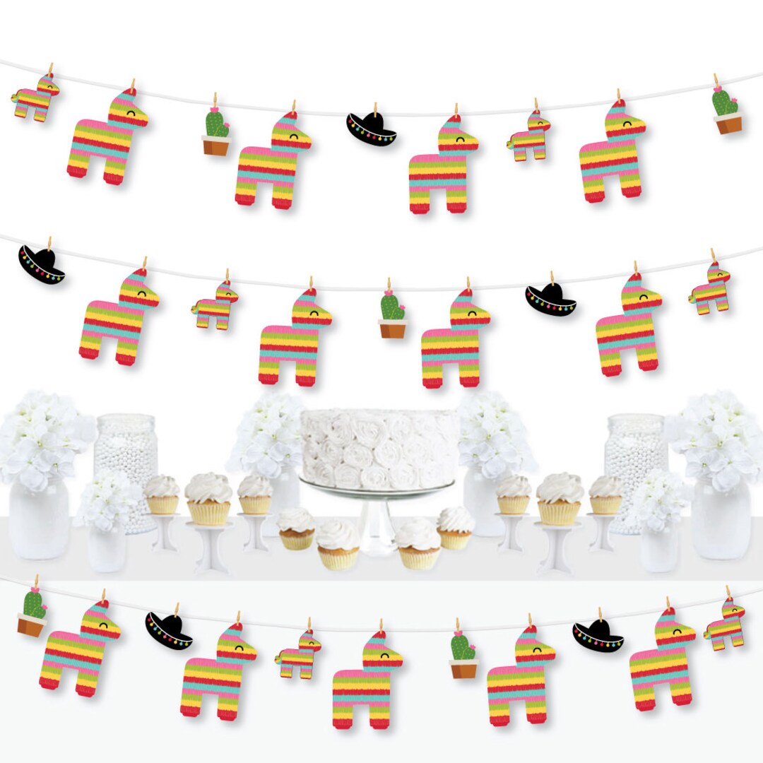 Lets Fiesta Mexican Fiesta DIY Party Decorations - Etsy