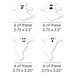 Spooky Ghost Small Shaped Halloween Party Cut Outs Ghost Shaped Die Cut ...