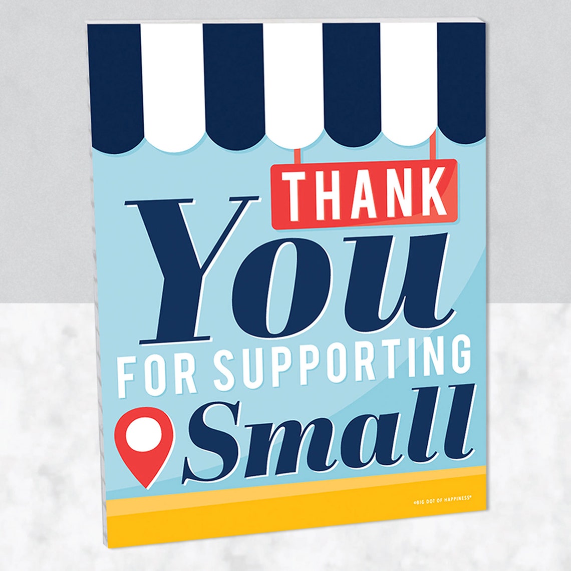 Support Small Business Sign Thank You Decorations Printed | Etsy