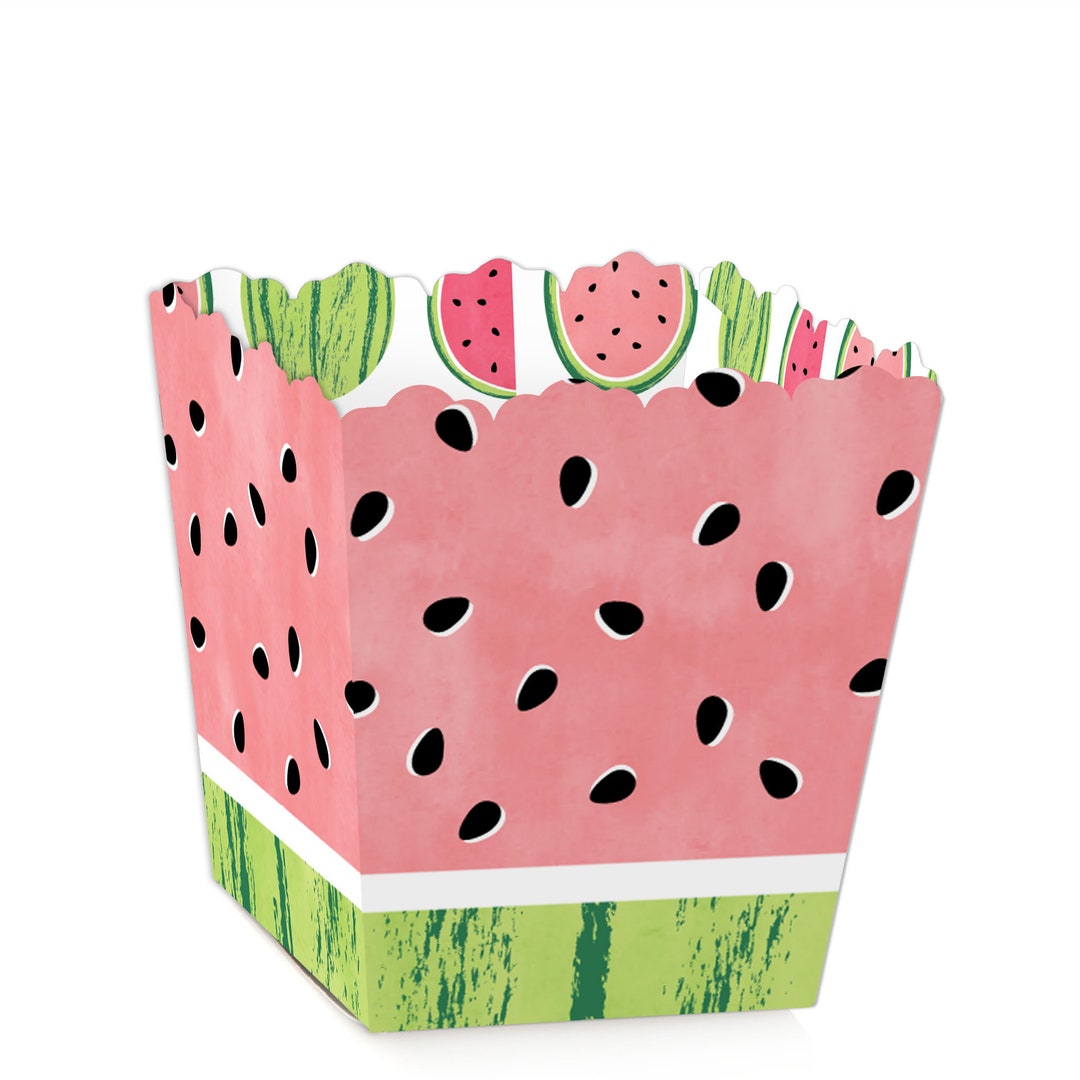 Sweet Watermelon - Party Mini Favor Boxes - Fruit Party Treat Candy ...