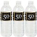 50th Birthday Party - Water Bottle Sticker Labels - Waterproof Self ...