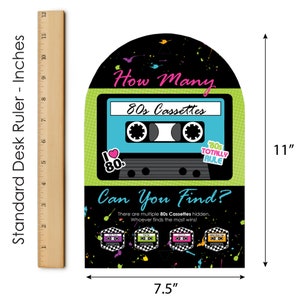 80’s Retro - Totally 1980s Party Scavenger Hunt - 1 Stand and 48 Game ...