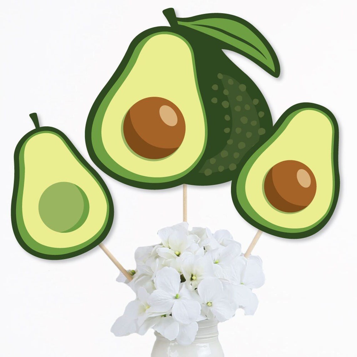 Hello Avocado Fiesta Party Centerpiece Sticks Table - Etsy