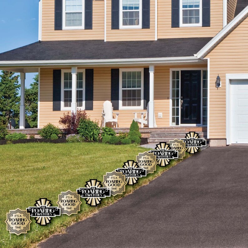 Roaring 20's Art Deco Lawn Decorations Outdoor 1920s - Etsy