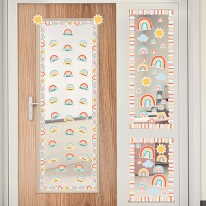 Pastel Boho Rainbow - School Bulletin Board Set - Classroom Decoration ...