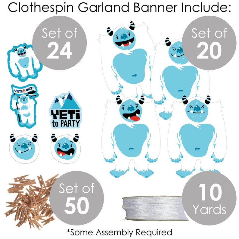 Yeti to Party - Abominable Snowman Party or Birthday Party DIY ...