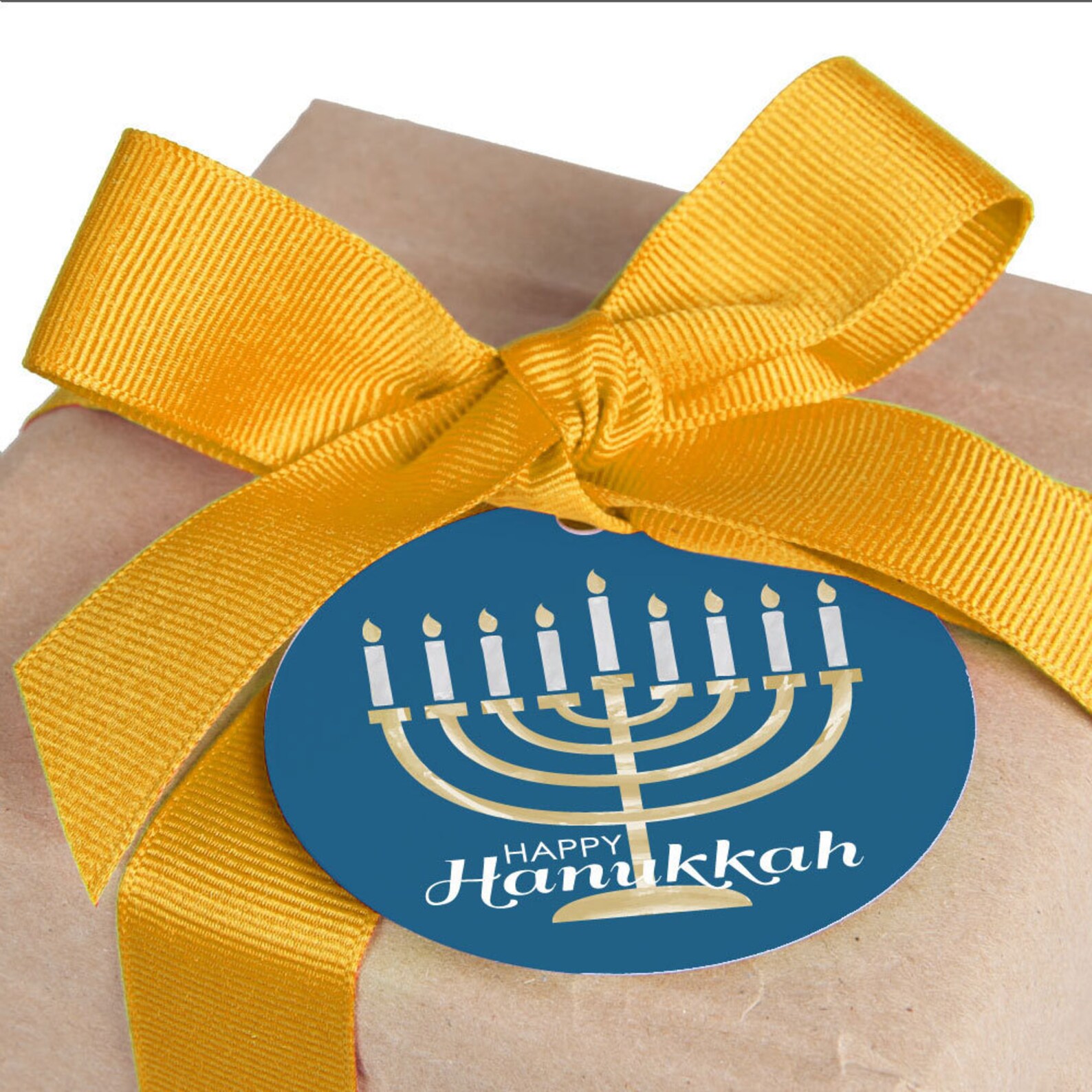 Happy Hanukkah Chanukah to and From Favor Gift Tags Set of - Etsy