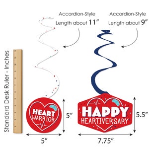 Happy Heartiversary - CHD Awareness Hanging Decor - Party Decoration ...