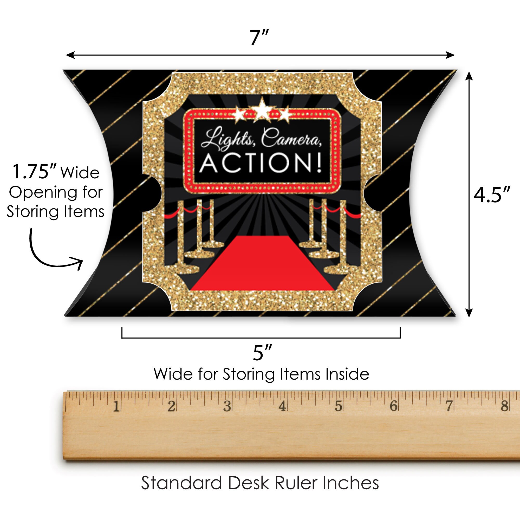 Red Carpet Hollywood Favor Gift Boxes Movie Night Party - Etsy